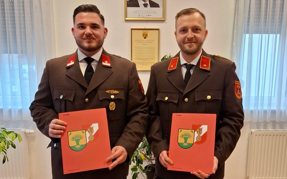 FF Zuberbach-Podler / Wahl des Kommandanten und des Kommandanten ...